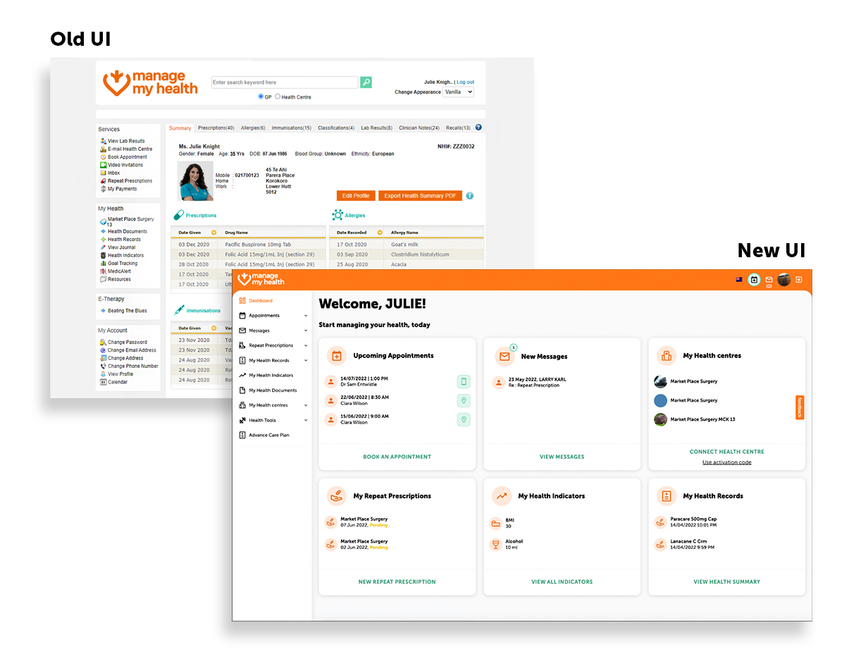 Whats different in the New Patient Portal - Manage My Health