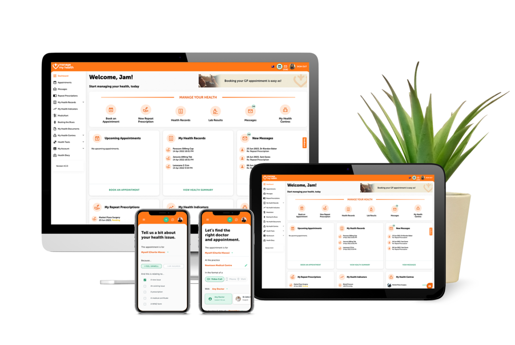 Manage My Health - Health Portal that connects Patients & GPs
